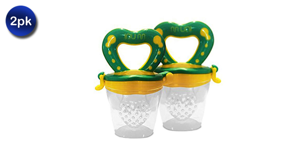 2 Pack: Best Baby Food Feeder Pacifier