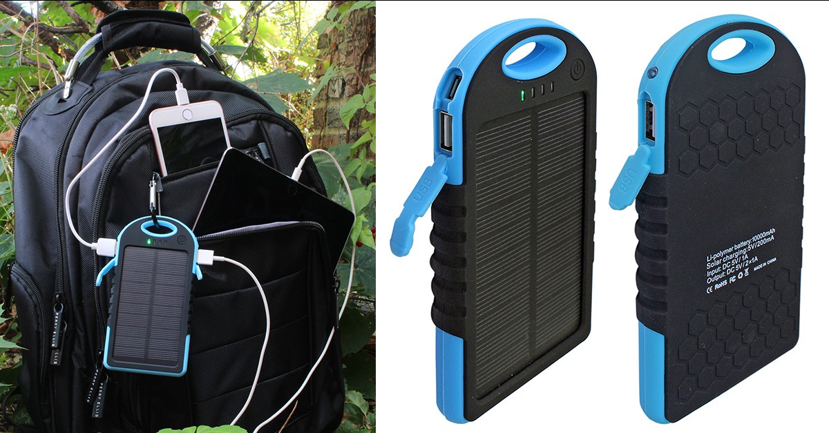 5,000/8,000 MAH High Speed 2 Port Solar Charger