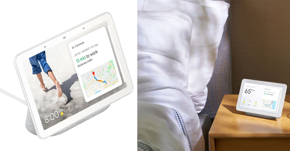 Google Nest Hub with Built-In Google Assistant - Chalk