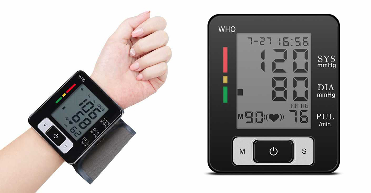 Blood Pressure Monitor with LCD Display