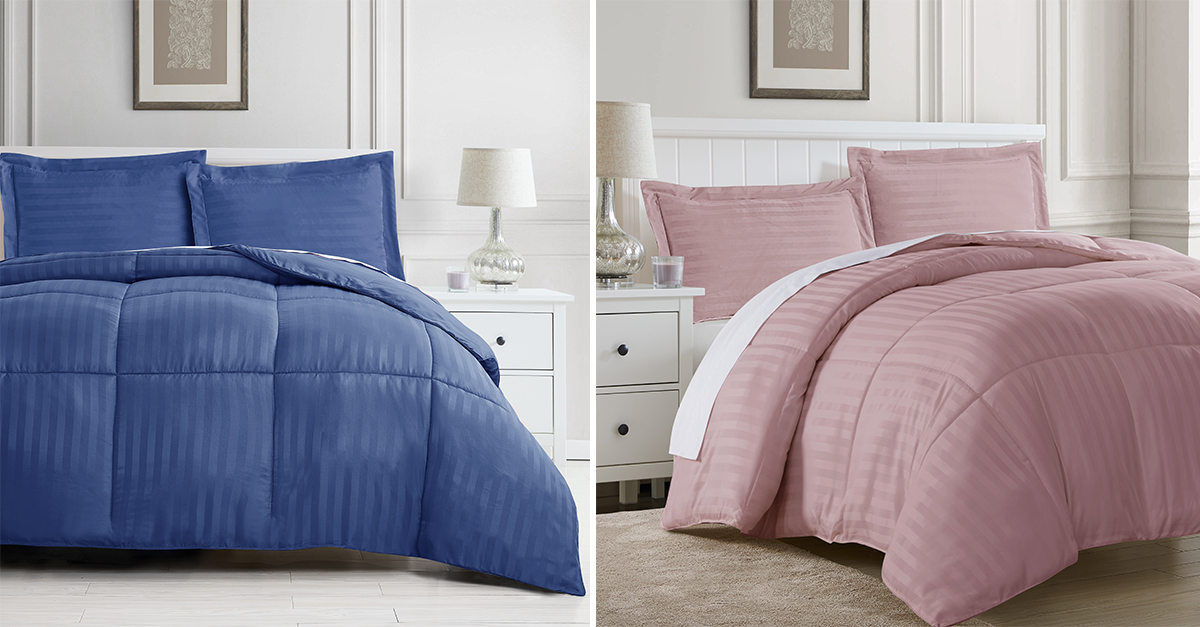 Supreme Home ® 3 Piece Reversible Down-Alternative Comforter Set - 10 ...