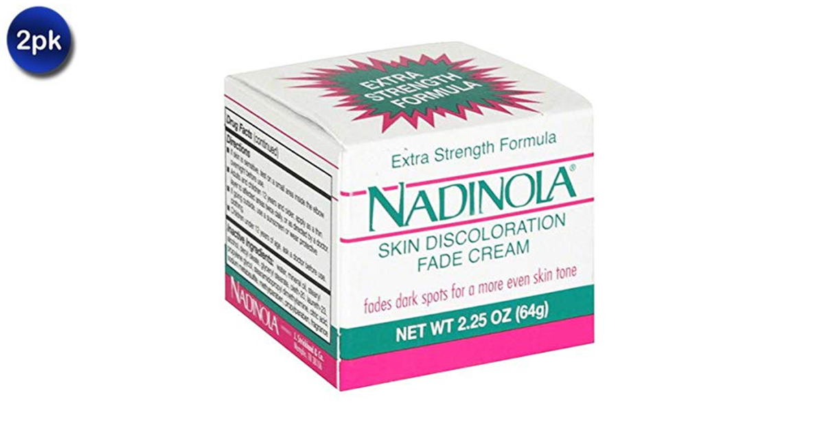 2 Pack: Nadinola Skin Discoloration Fade Cream
