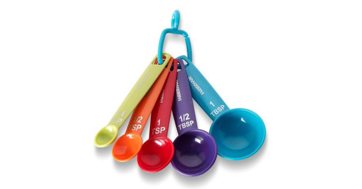 Set of 5 Farberware Measuring Spoons