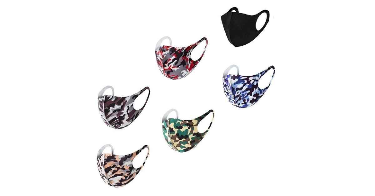 Reusable Fabric Fitted Face Masks - 3 Options