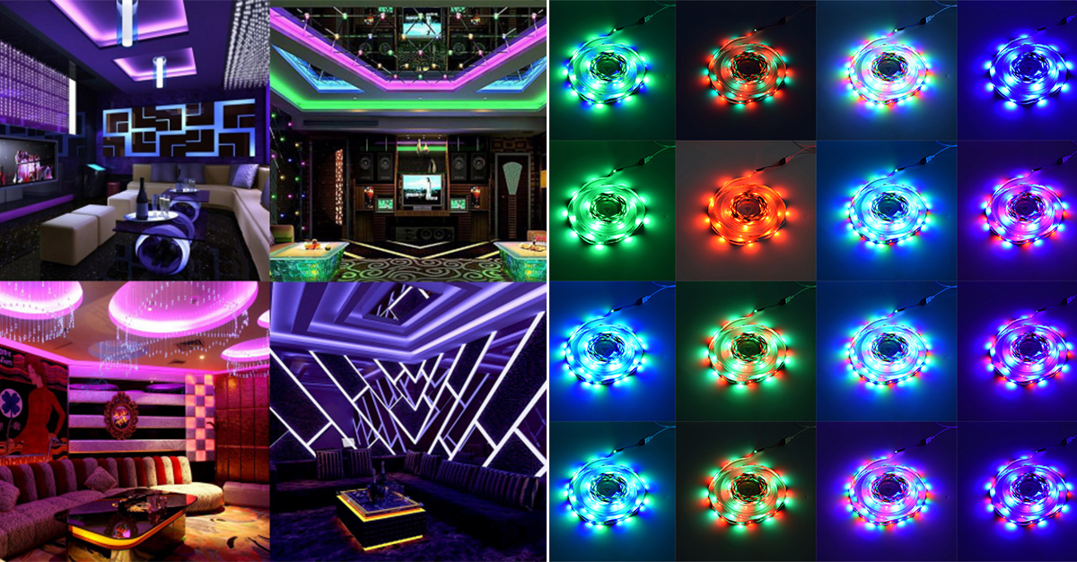 16 Ft Multi-Color LED Light Strip with Remote Control