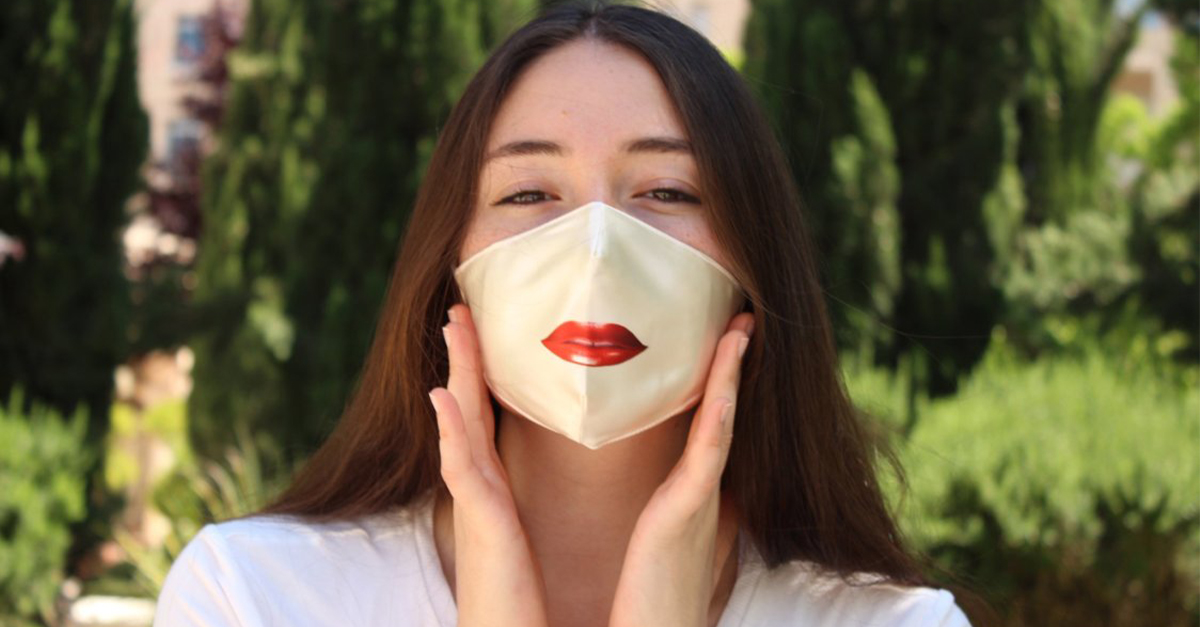 Satin Fabric Fashion Face Mask