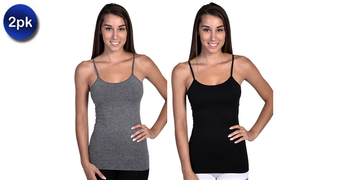 2 Pack: Seamless Reversible Shaping Camisole