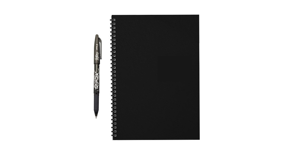 Smart Reusable/Erasable Notebook with Pen