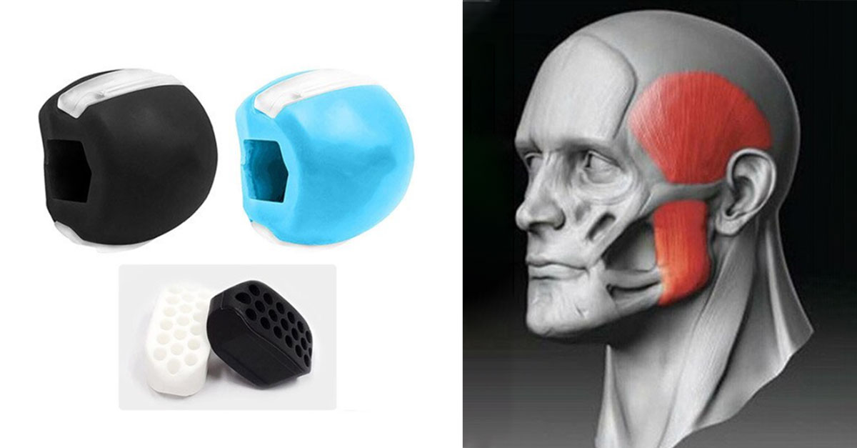 Silicone Jaw Trainer Facial Muscle Chewing Shape Device