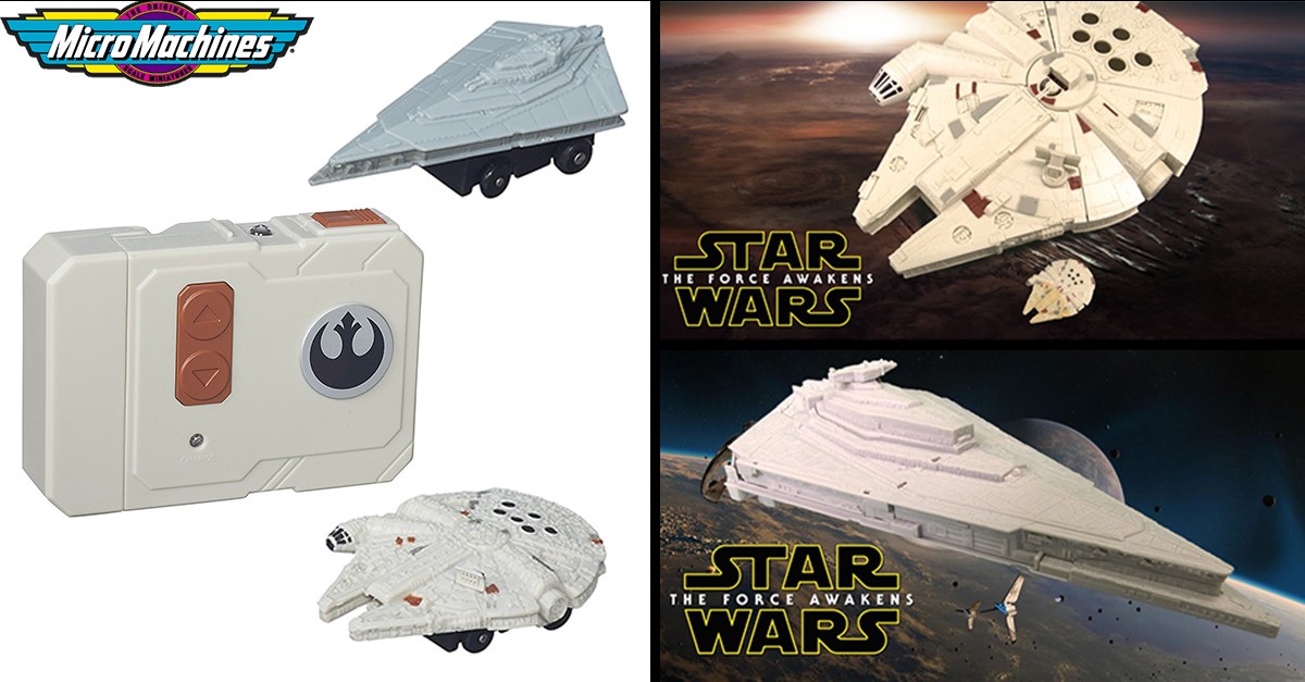 Micro Machines 2 Piece Star Wars Remote Control Set