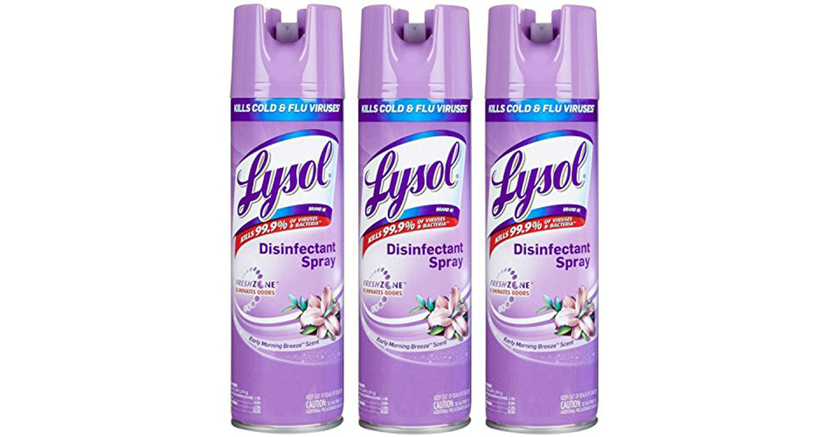 Lysol Disinfectant Spray - 3 Scents