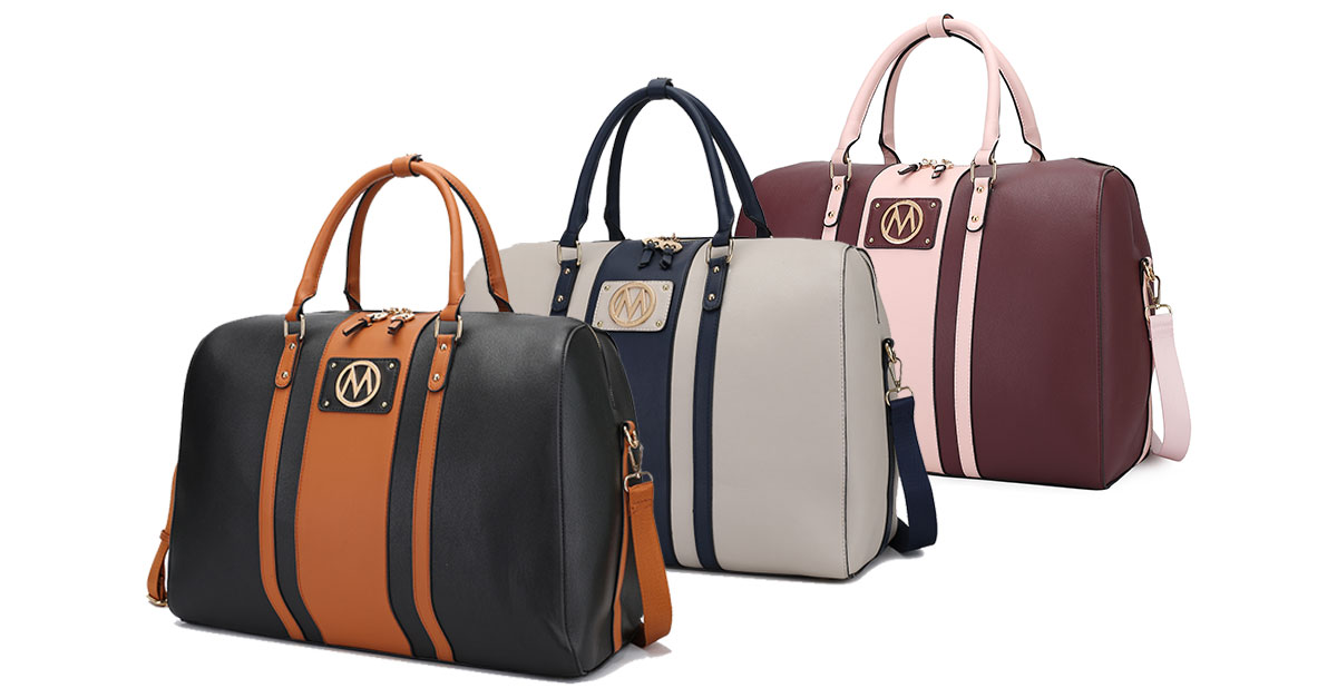 MFK Collection Melissa Duffle Bag by Mia K. - 10 Colors