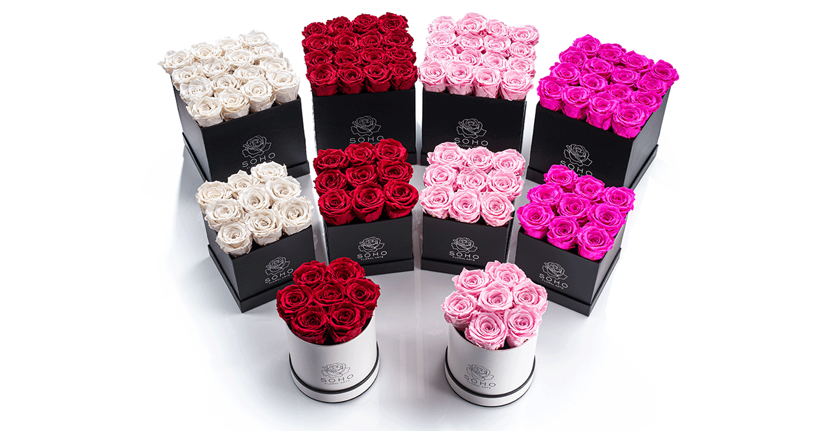 Eternal Roses in a Box