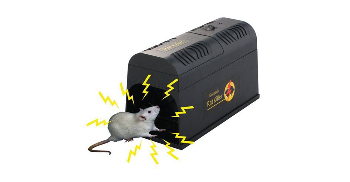Electronic Rodent Zapper Trap