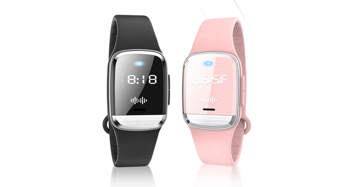 Ultrasonic Mosquito Repellent Watch With Thermometer V3 - 2 options