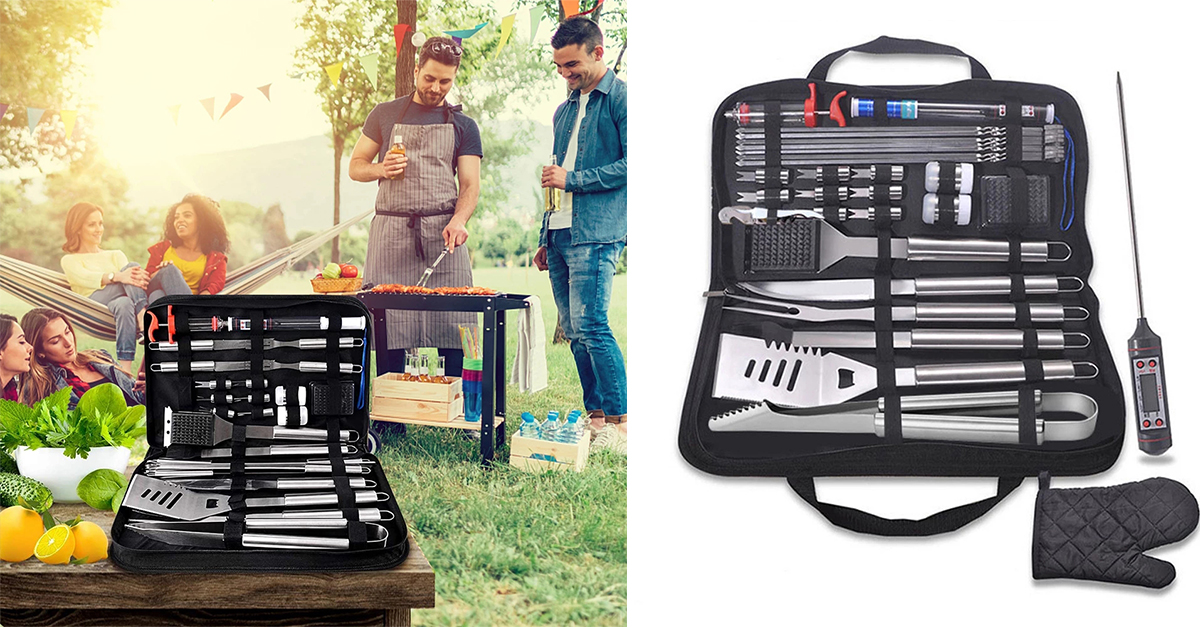 30 Piece: Ultimate BBQ Tool Kit
