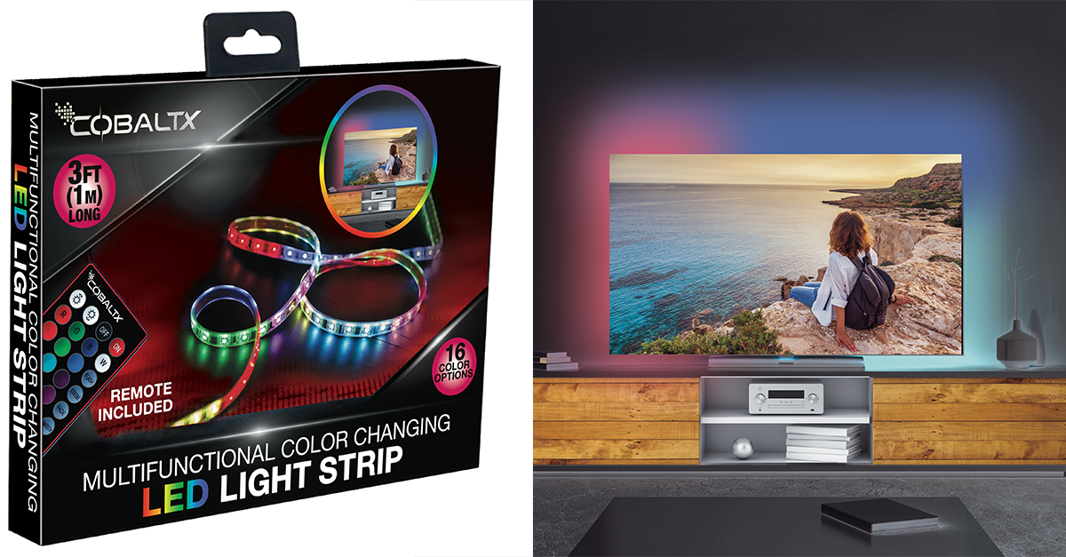 Multifunctional Color Changing LED Light Strips - 3 Sizes