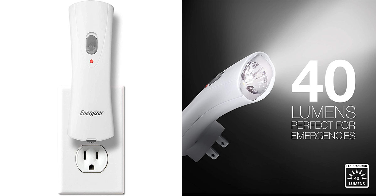 Energizer Compact Rechargeable Emergency LED Flashlight - 2 Options