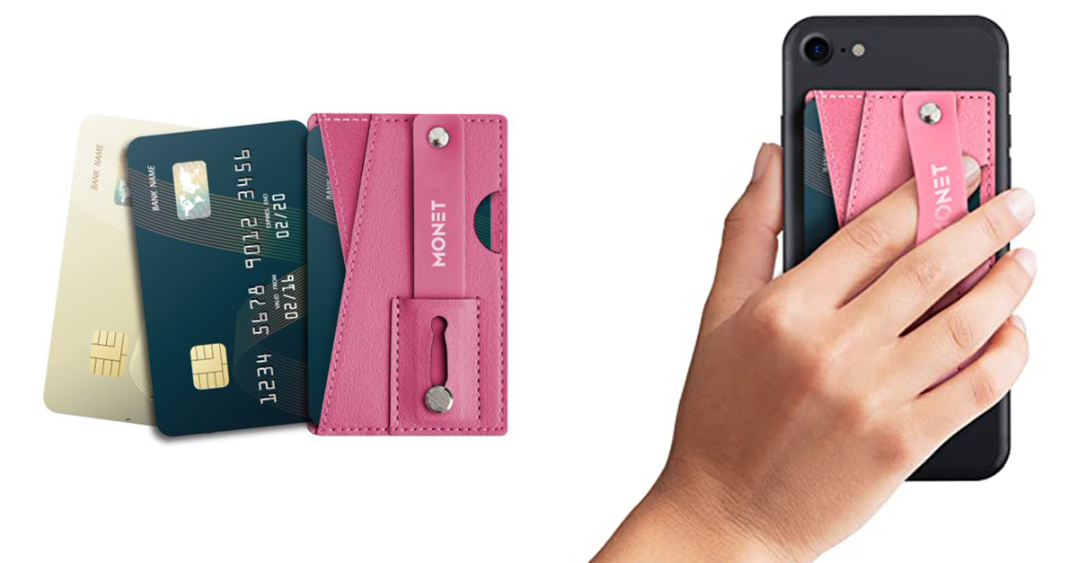 Monet Slim Wallet with Expanding Stand and Grip for Smartphones - 4 Options