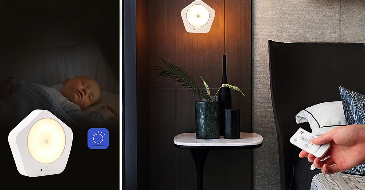 Dimmable Color Changing Sensor Light with Remote Control