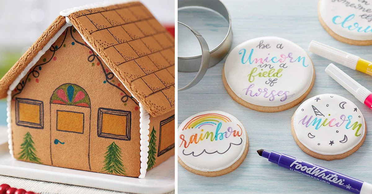 10 Piece: Neon Colored Edible Markers