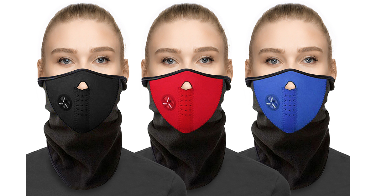 1 or 2 Pack: Extreme Cold Weather Ski Mask - 3 Colors
