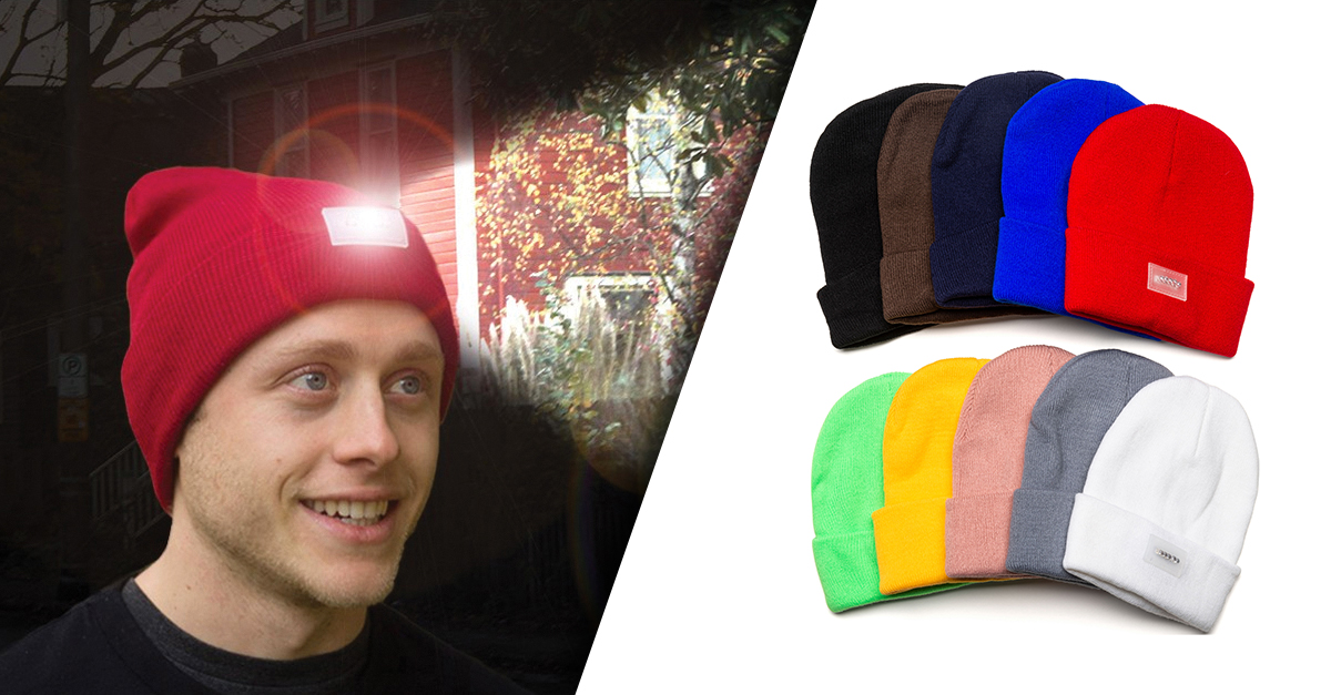 2 Pack: LED Winter Beanie - 7 Colors