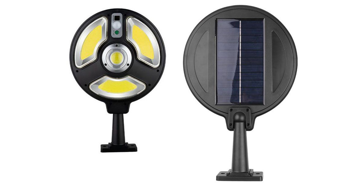 Round Solar Pathway Light