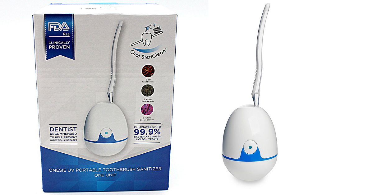 Oral SteriClean UV Portable Toothbrush Sanitizer