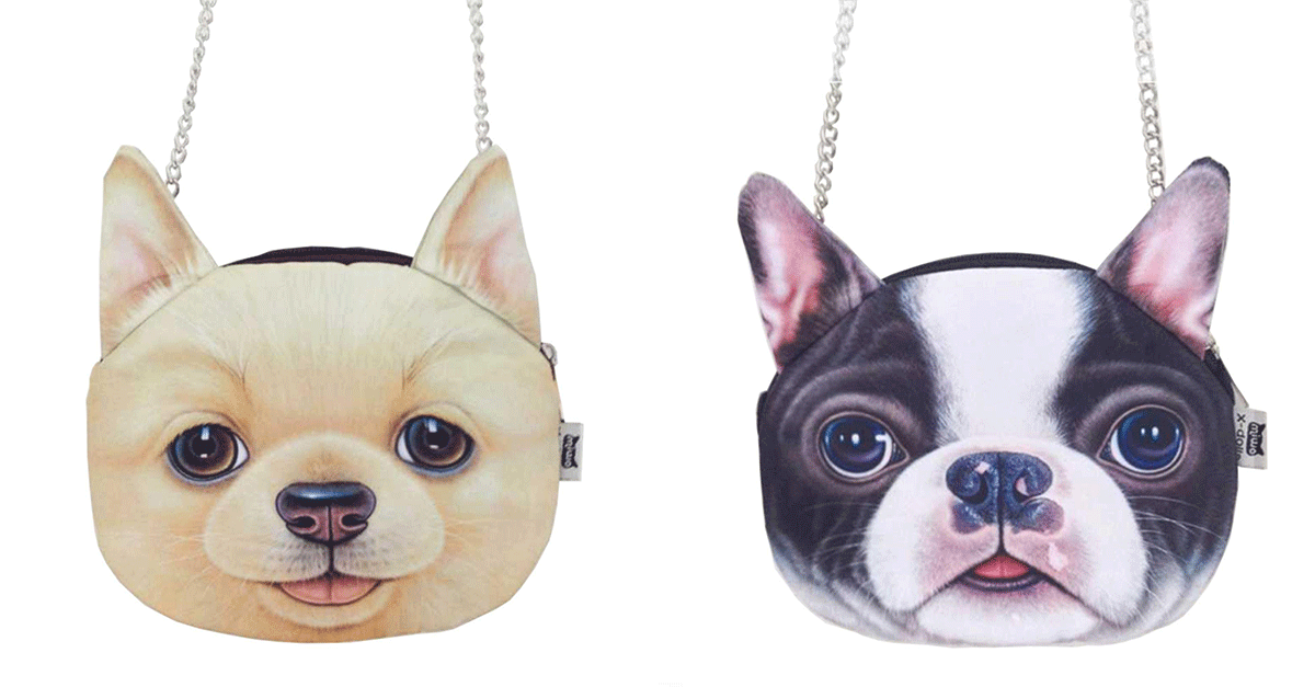 Women's Crossbody Bag with Cute Dog Print - 5 Options