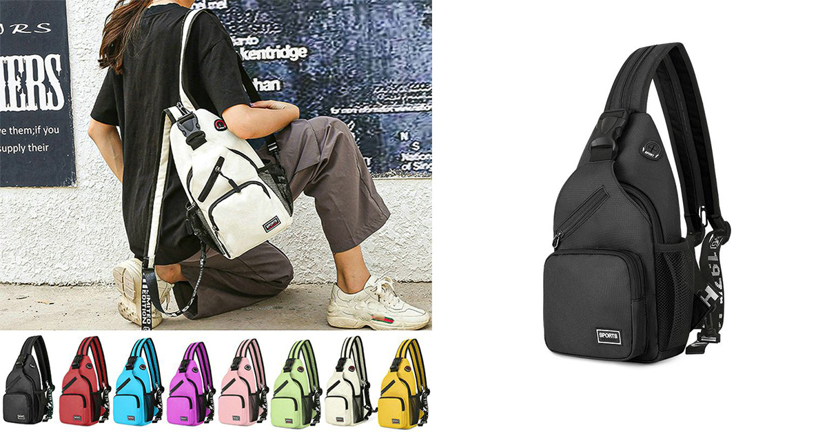 Color Pop Shoulder Strap Sling Bag