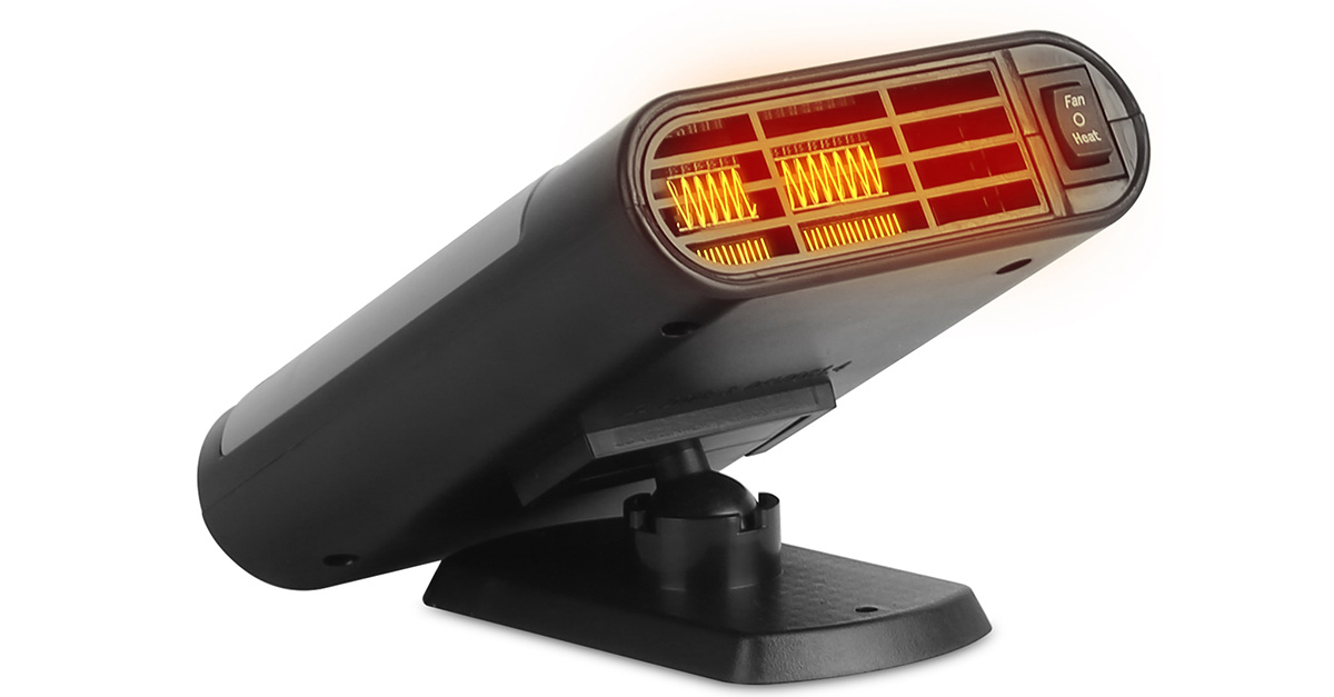 2in1 Defroster Defogger Demister Windshield Heater with Air Purification