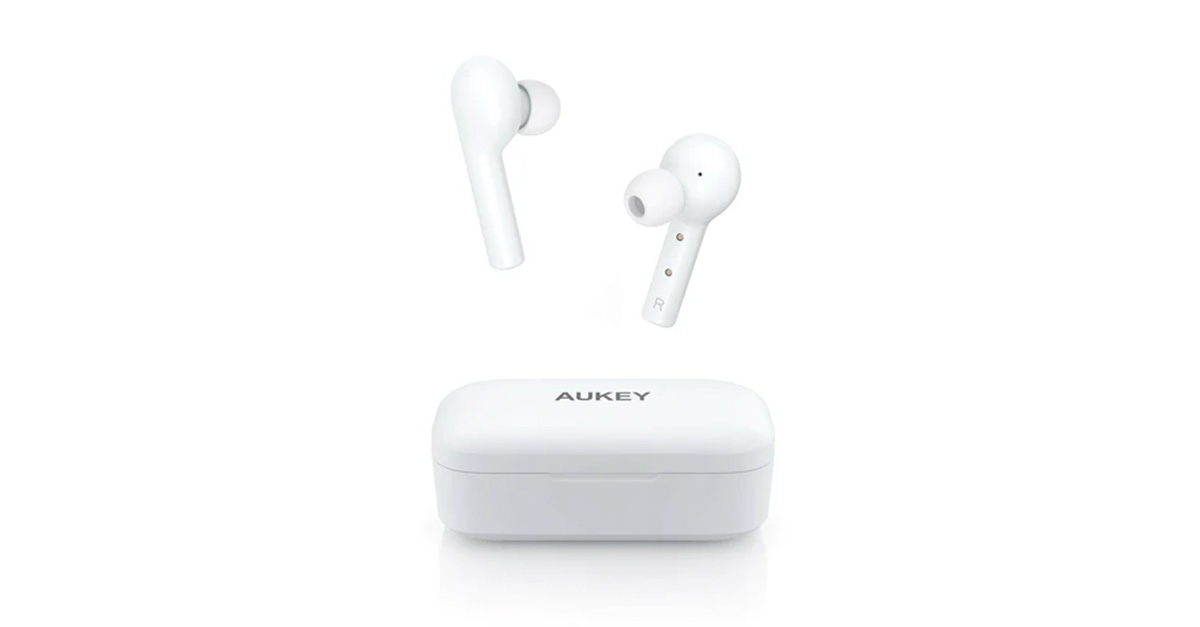 White Move Compact True Wireless Earbuds with 35 Hours Playtime