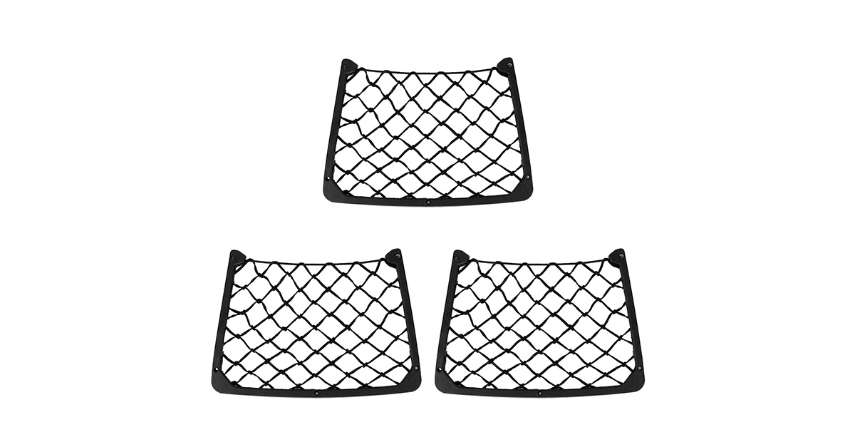 3Pcs Framed Mesh Storage Pockets