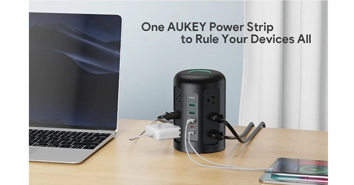 PowerBridge Tower with 17 Outlets and Ports