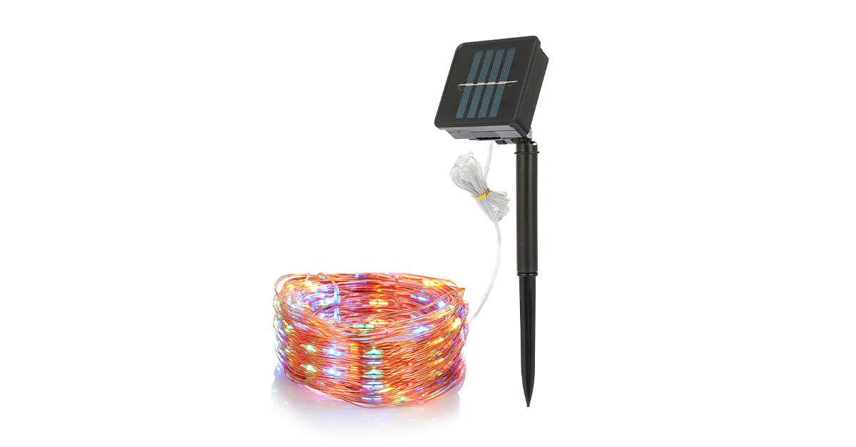 100 LEDs Waterproof Outdoor Solar String Lights