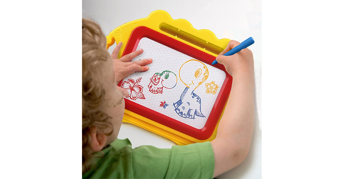 Kids Drawing & Erase Board - 2 Colors