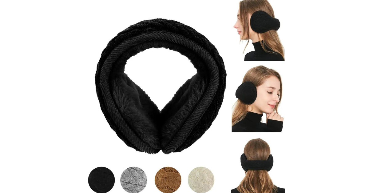 Cozy Unisex Fleece Ear Muffs: Stylish Winter Warmth for All