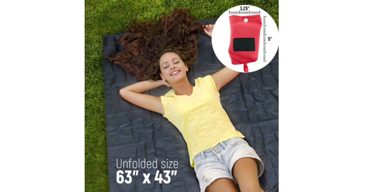 Waterproof Outdoor Pocket Blanket: Perfect for Picnics, Beach, and Camping