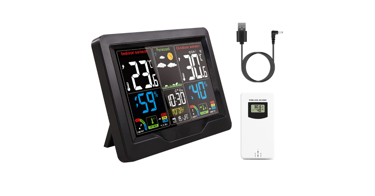 Electric Weather Station with Alarm Clock