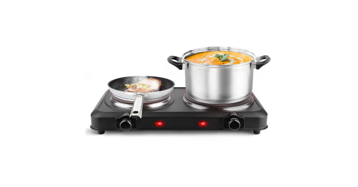 2000W Infrared Dual Burner Hot Plate