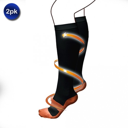 2 Pack: Copper Compression Socks