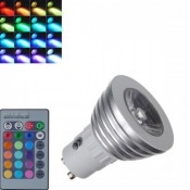 2 Pack: Magic Lighting 3W LED Light Bulb and Remote