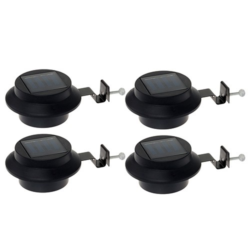 4 Pack: Solar Gutter LED Lights