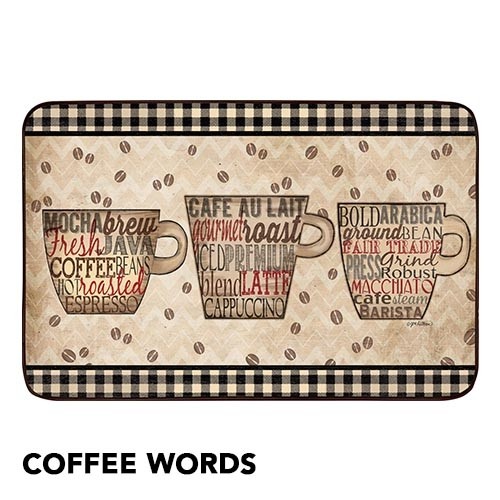 Designer Chef Series Anti-fatigue Kitchen Mats - 17 Styles
