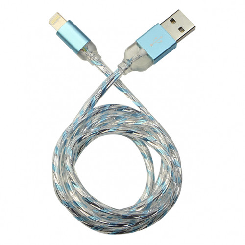 LED Light-Up Micro or 8 Pin USB Cable- 5 Colors