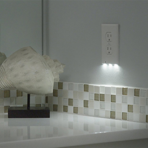 Outlet Cover with LED Night Light - 2 Styles