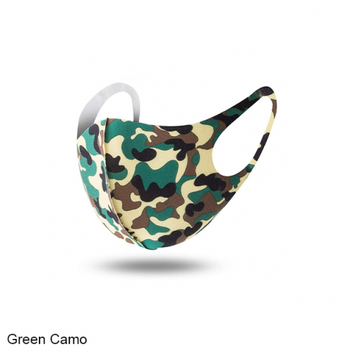 6 Pack: Fun Prints Single-Ply Reusable Fabric Face Masks - 10 Options