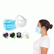 12 Pack: Colorful 3D Support Face Mask Bracket for Comfortable Breathing