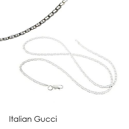 Italian Sterling Silver Chain - 4 Styles